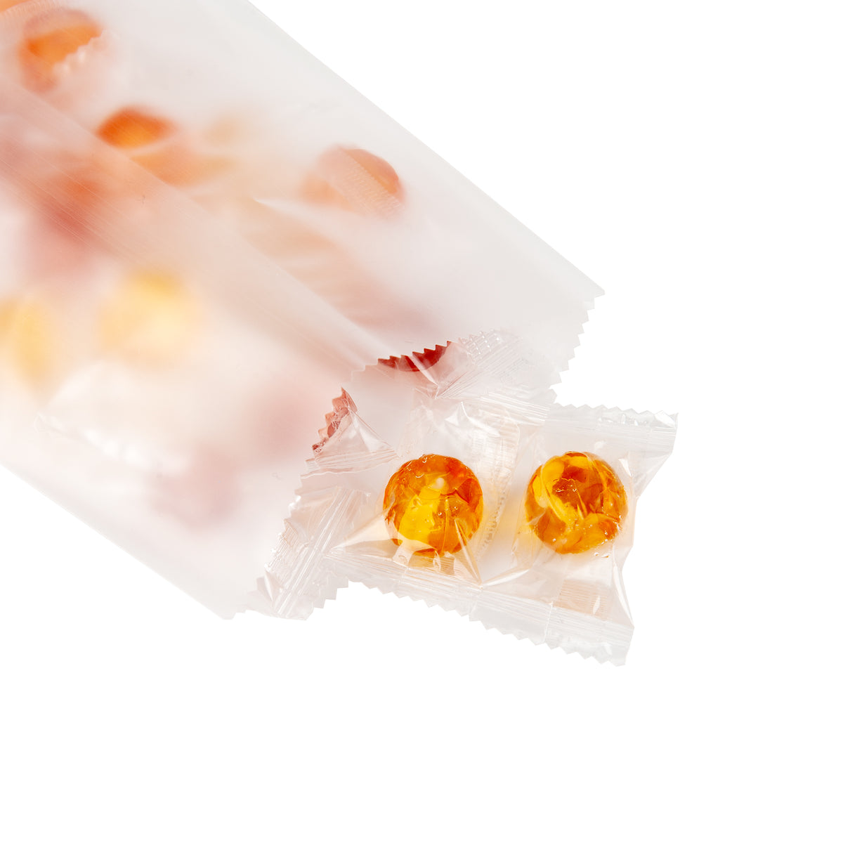 QQ Studio® Frosty Pane Translucent Fin Seal Open Top SlickSeal™ Bag