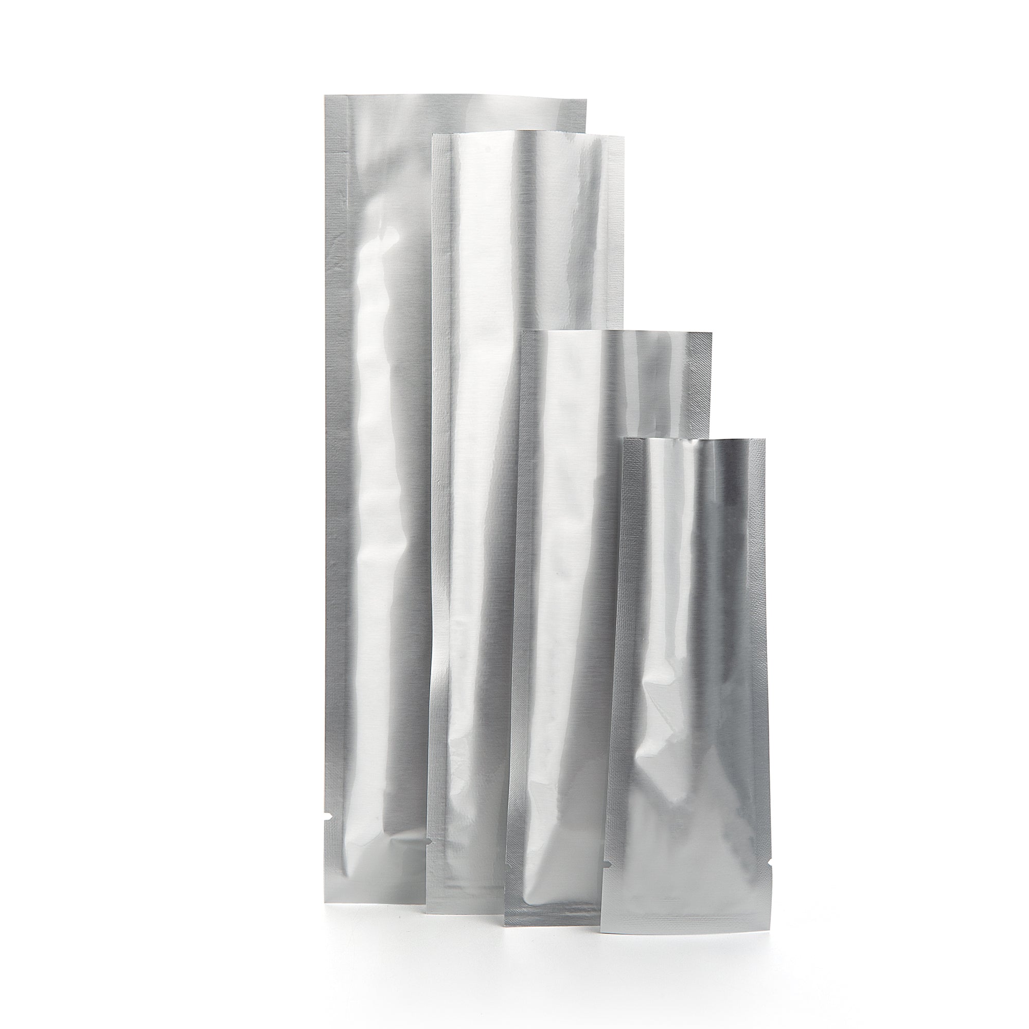 QQ Studio® Clear Front and Aluminum SlickSeal™ Stick Pouches with Stra
